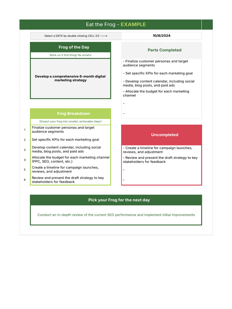 Digital Marketing Strategy Tasks | PDF