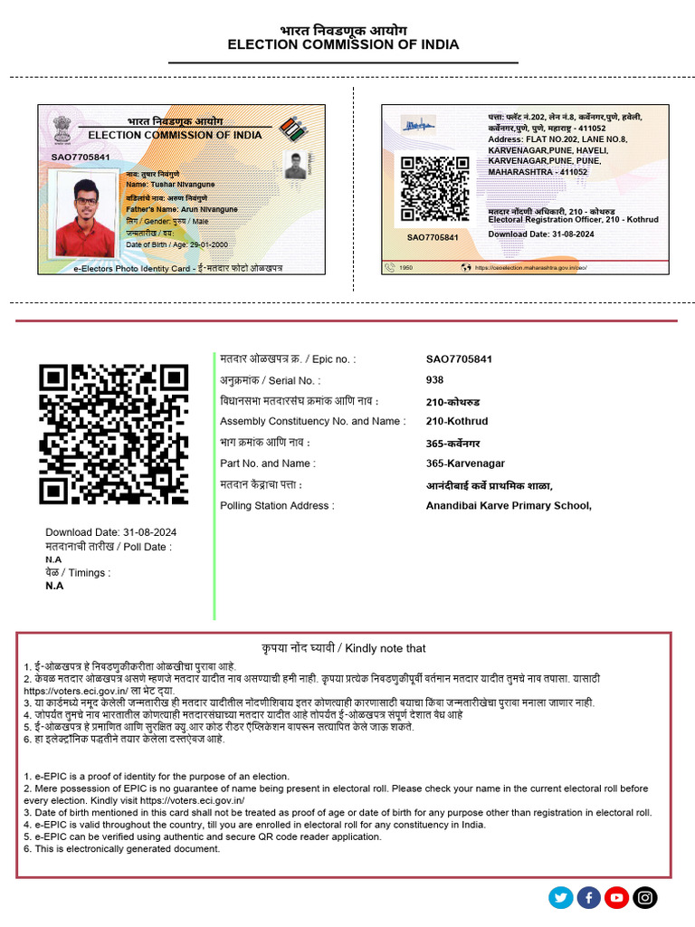 Voting Card | PDF