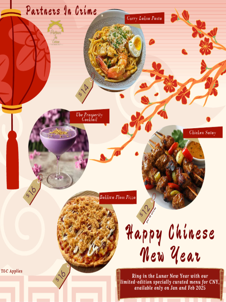 CNY 2025 Menu X Food Menu | PDF | French Fries | Sauce
