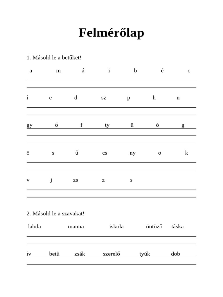 Diszlexia Felmero | PDF