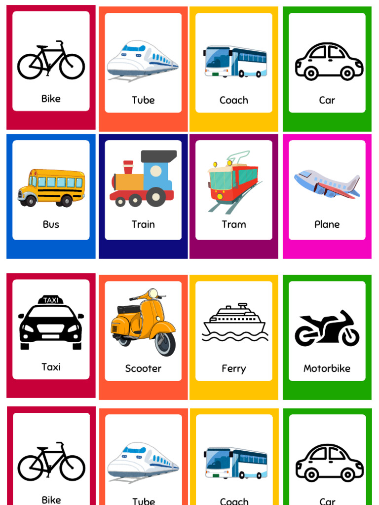 Transportation Flashcards | PDF