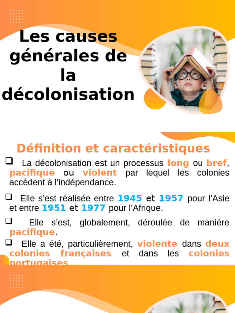 Causes de la décolonisation expliquées | PDF | Colonisation | Décolonisation