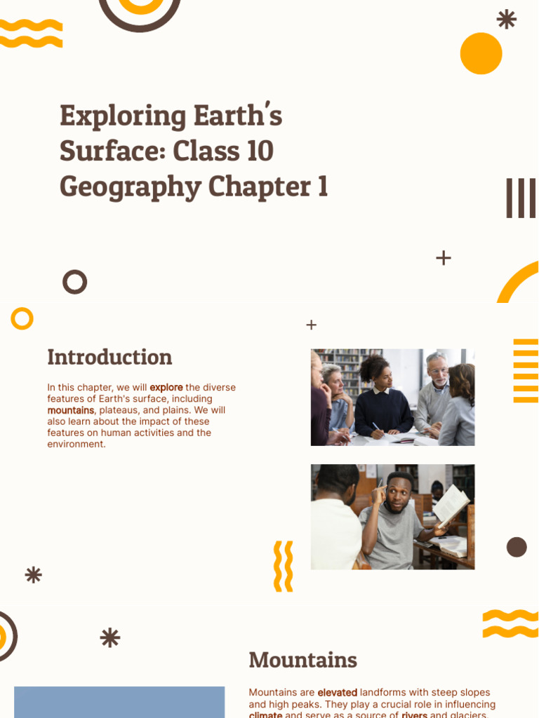 Earth's Surface Features and Impact | PDF | Soil | Environmental ...