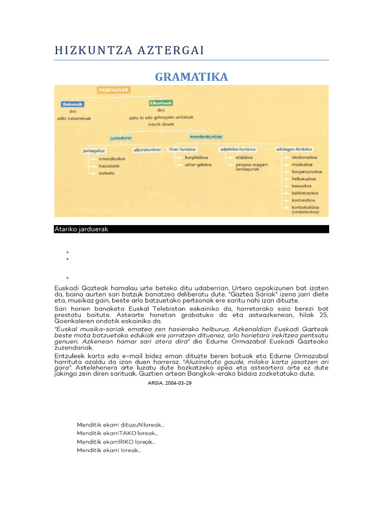 Batx 1 5. Unit Gramatika Inp | PDF