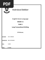 GRADE 9 Task 4 Transactional Writing 2024 | PDF