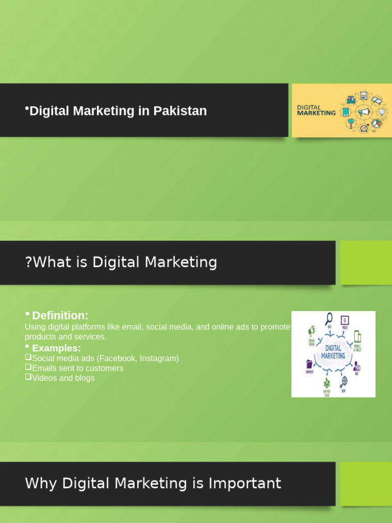 Digital Marketing in Pakistan | PDF
