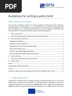 Briefing Note Format Example | PDF