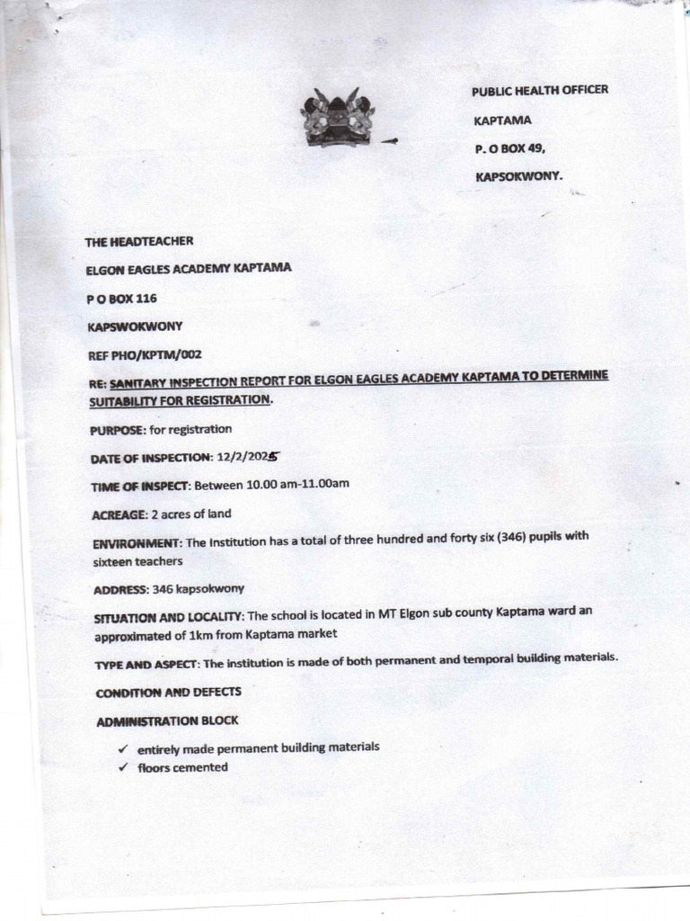 PUBLIC HEALTH REPORT | PDF