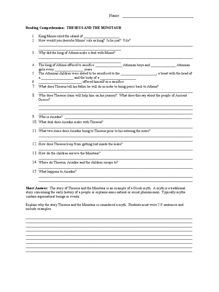 Greek Mythology Study Guide | PDF | Finance & Money Management | Travel