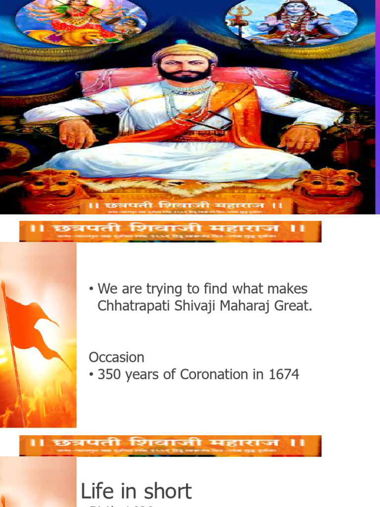 Chattrapati Shivaji Maharaj | PDF