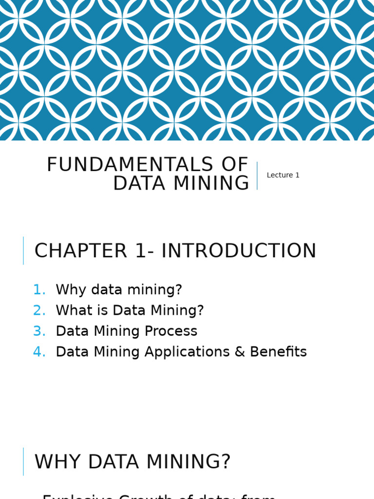 Fundamentals of Data Mining | PDF | Data Warehouse | Information Science