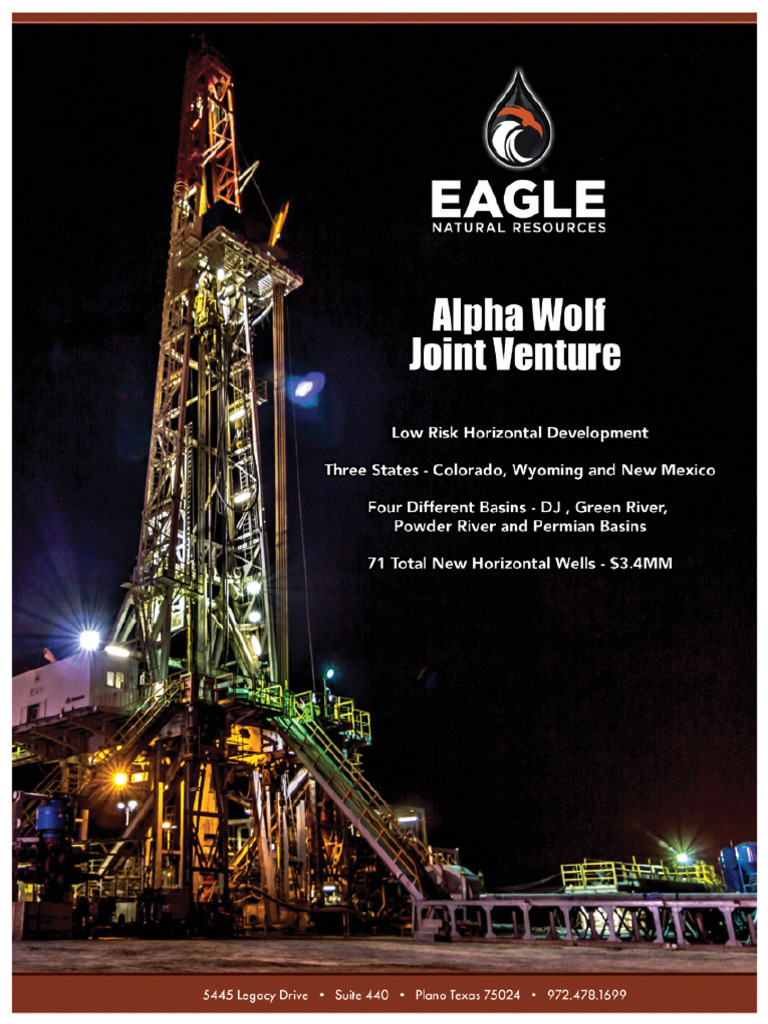 Alpha Wolf Joint Venture Overview | PDF | Natural Gas | Oil Well