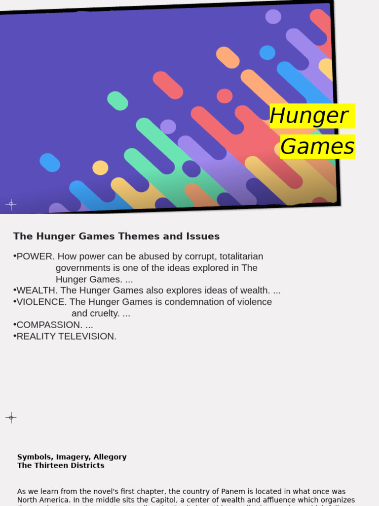 Imagery and Symbols in Hunger Games | PDF | The Hunger Games