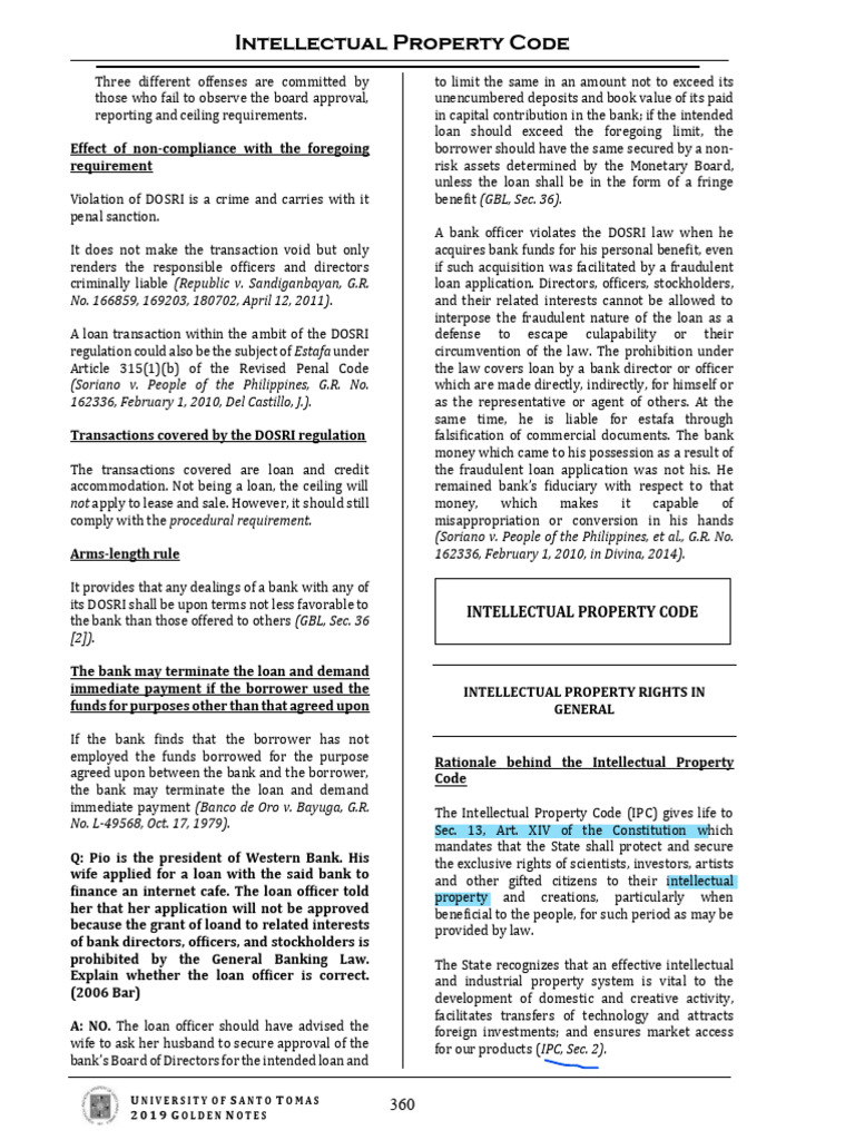 2019 UST Golden Notes IPL | PDF | License | Patent