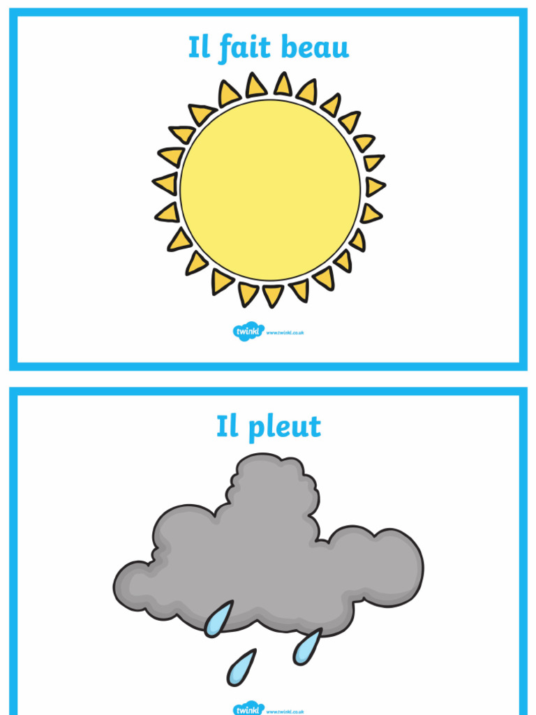 T T 6305 French Weather Display Posters - Ver - 2 | PDF