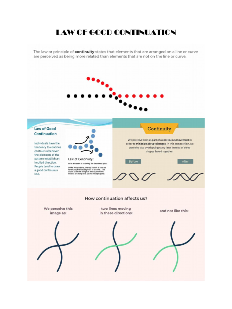 Law of Good Continuation | PDF