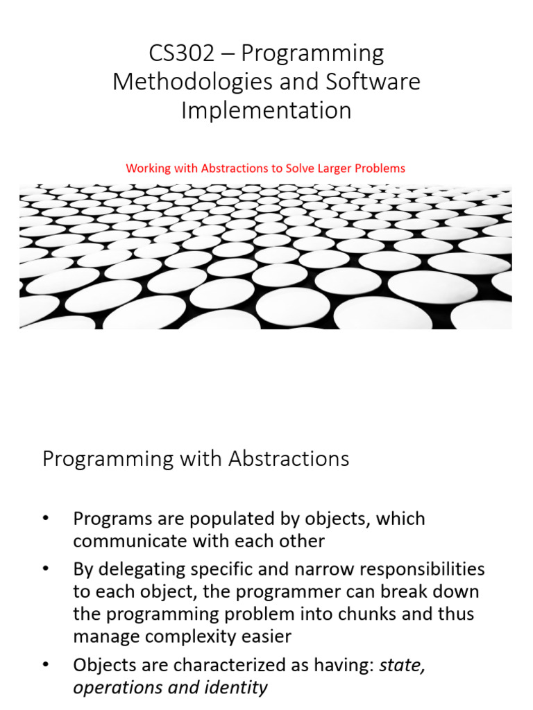 CS302 Topic #1 On Building Relationships | PDF | Class (Computer Programming) | Inheritance ...