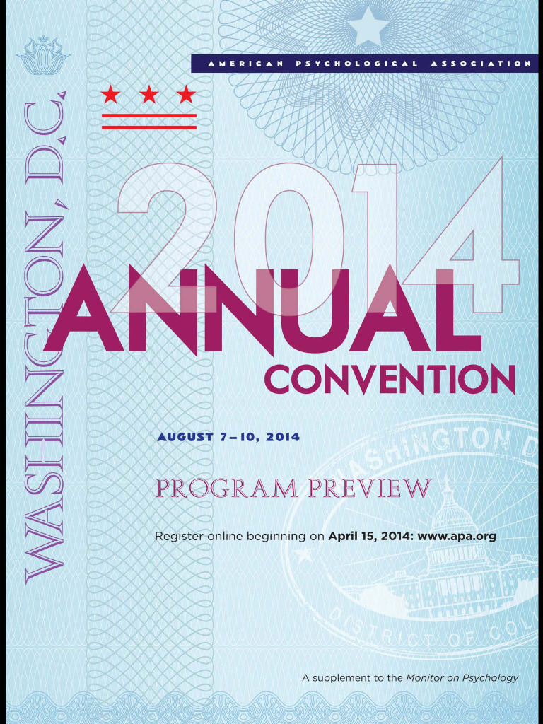 2014 - Annual Convention Program Preview | PDF