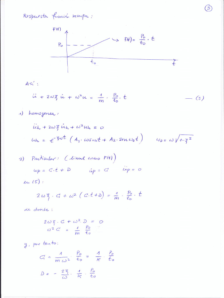 Solución Analítica Función Rampa | PDF