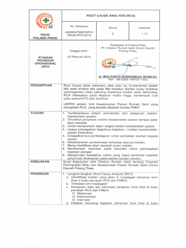 Spo Root Cause Analysis (Rca) 3 | PDF