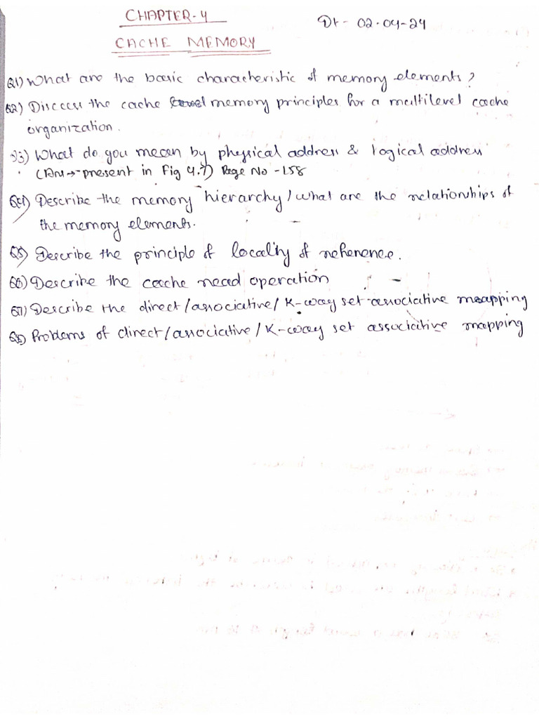 COA Chapter 4 Notes | PDF