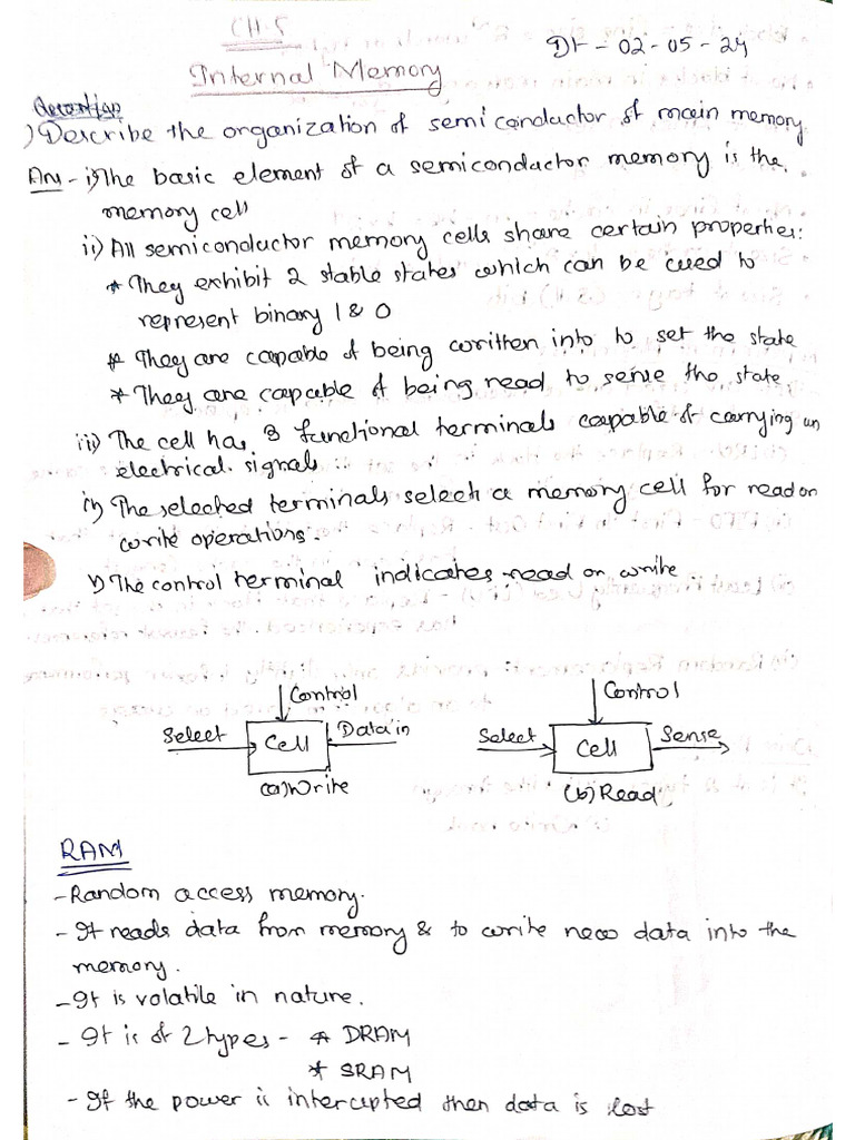 COA Chapter 5 Notes | PDF