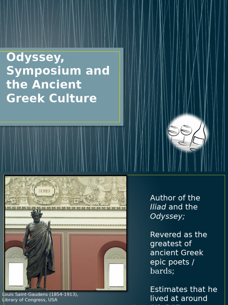 Lecture 2 Odyssey, Symposium and The Ancient Greek Culture | PDF ...