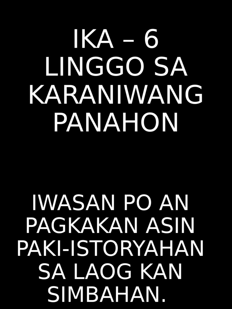 Olgp PPT Tagalog | PDF