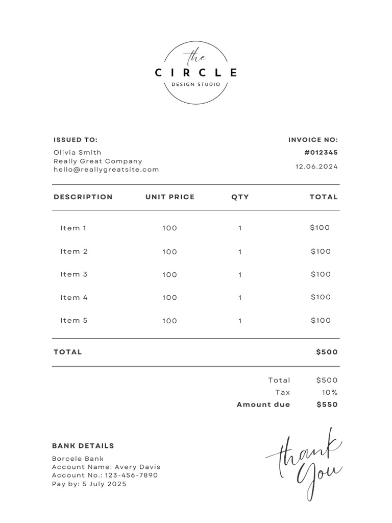 White Simple Minimalist Business Invoice - 20250221 - 143954 - 0000 | PDF