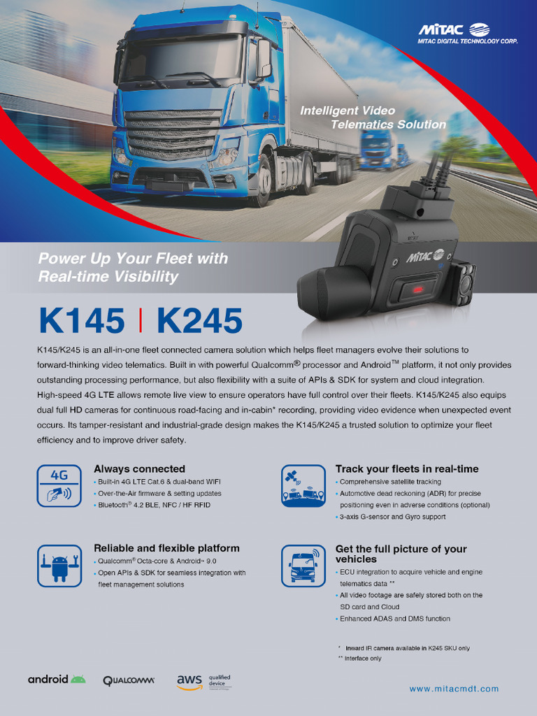 Mitac K145-245 Datasheet 20240207 | PDF