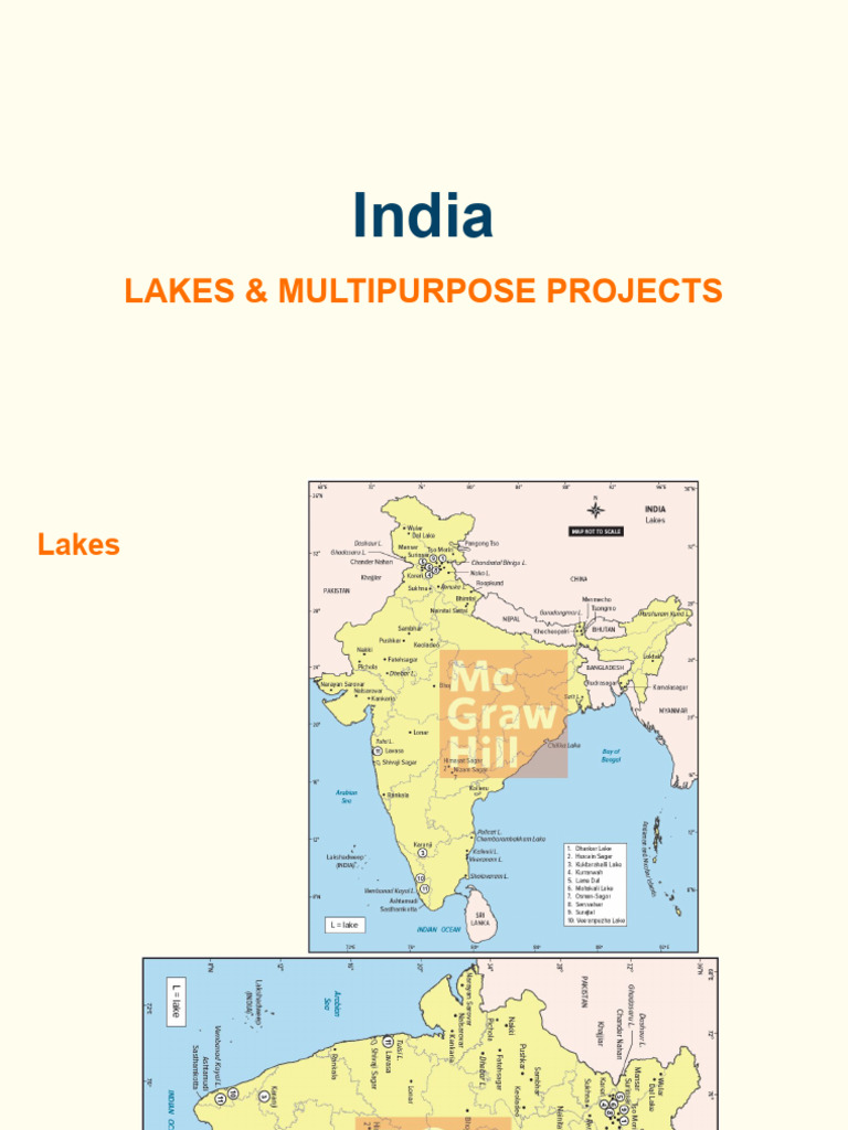 Indian Lakes & Dams (2) | PDF | Lake | Water And The Environment