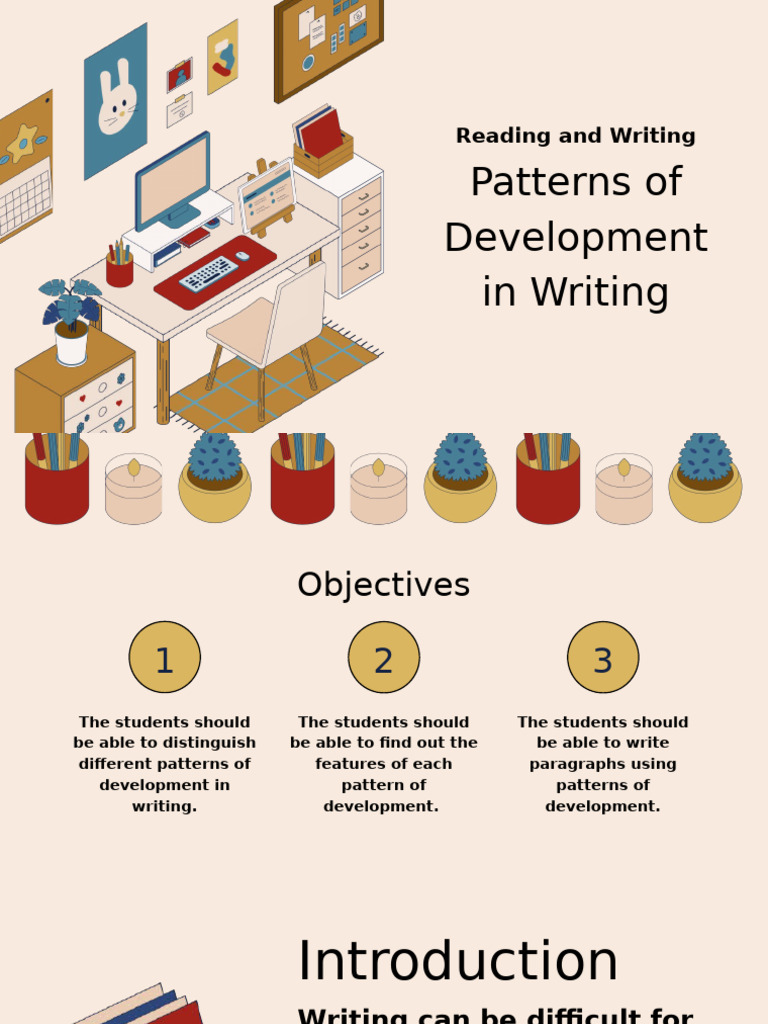 Writing Patterns for Effective Development | PDF | Thought | Persuasion