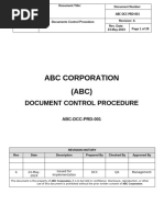 Document Control Register Template | PDF | Occupational Safety And ...