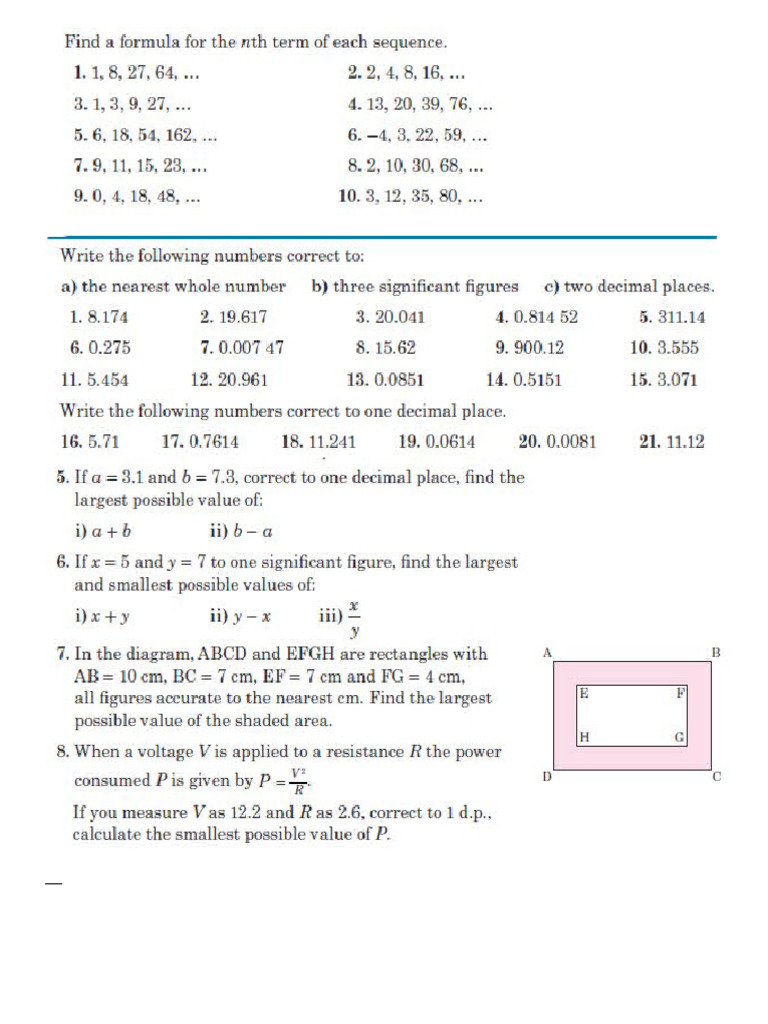 Mathematics Tuition Center Ch1 | PDF