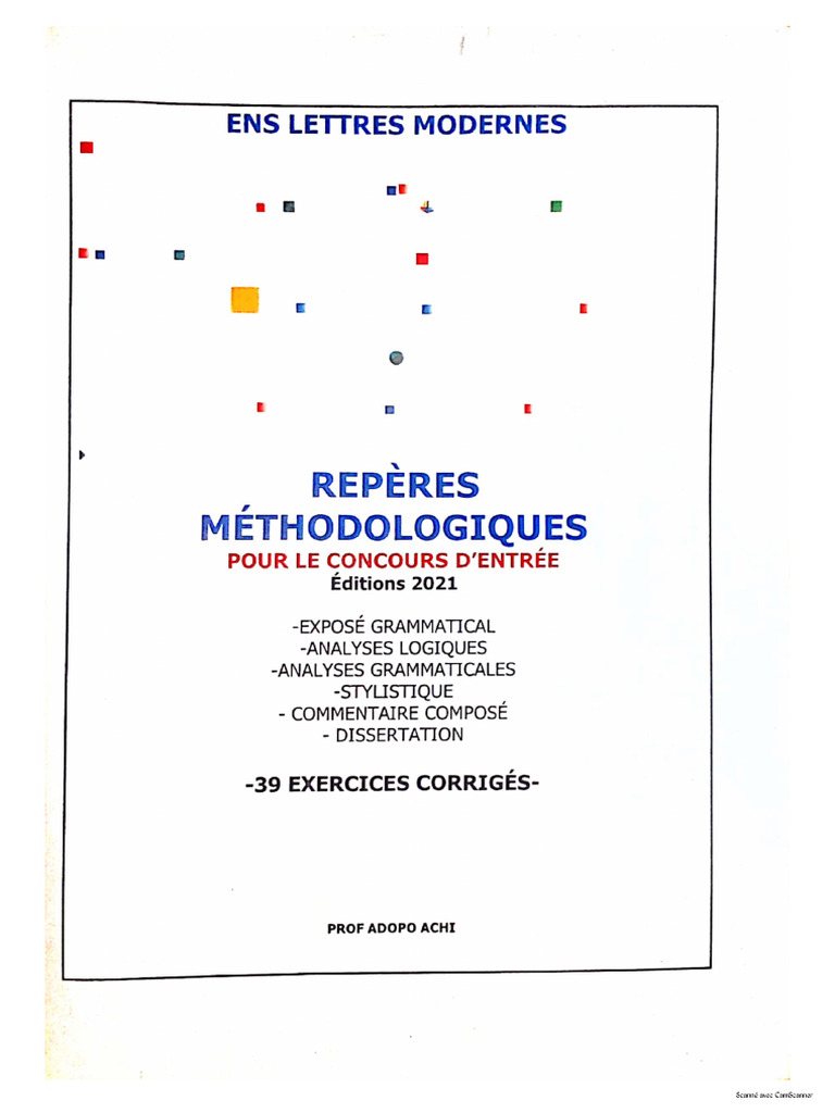 Fiches de Préparation ENS.. | PDF