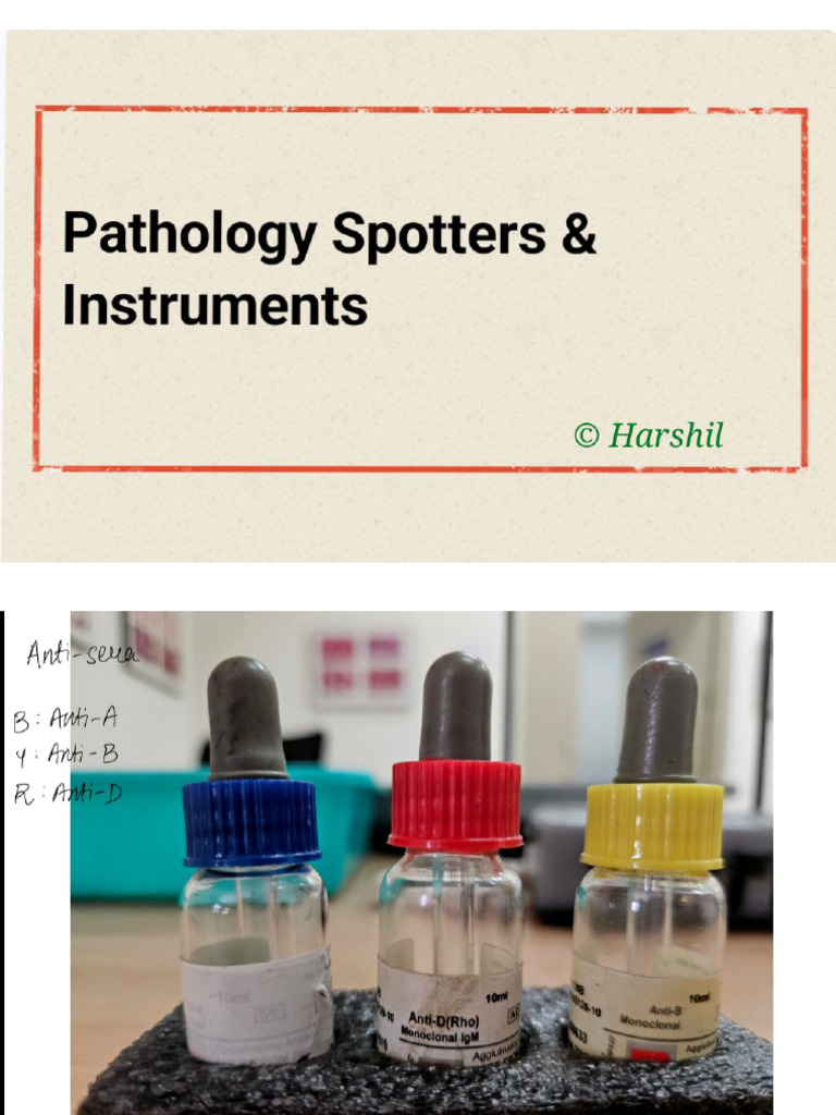 Pathology Spotters & Instruments | PDF