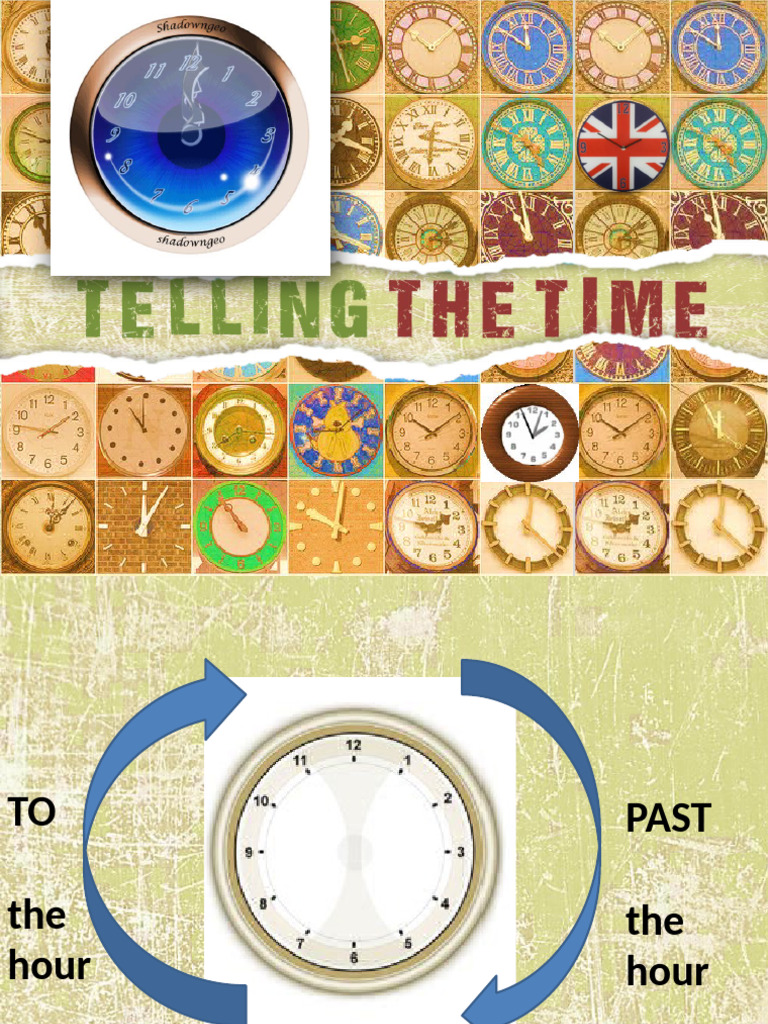 Telling The Time Flashcards Fun Activities Games Games - 65985 | PDF