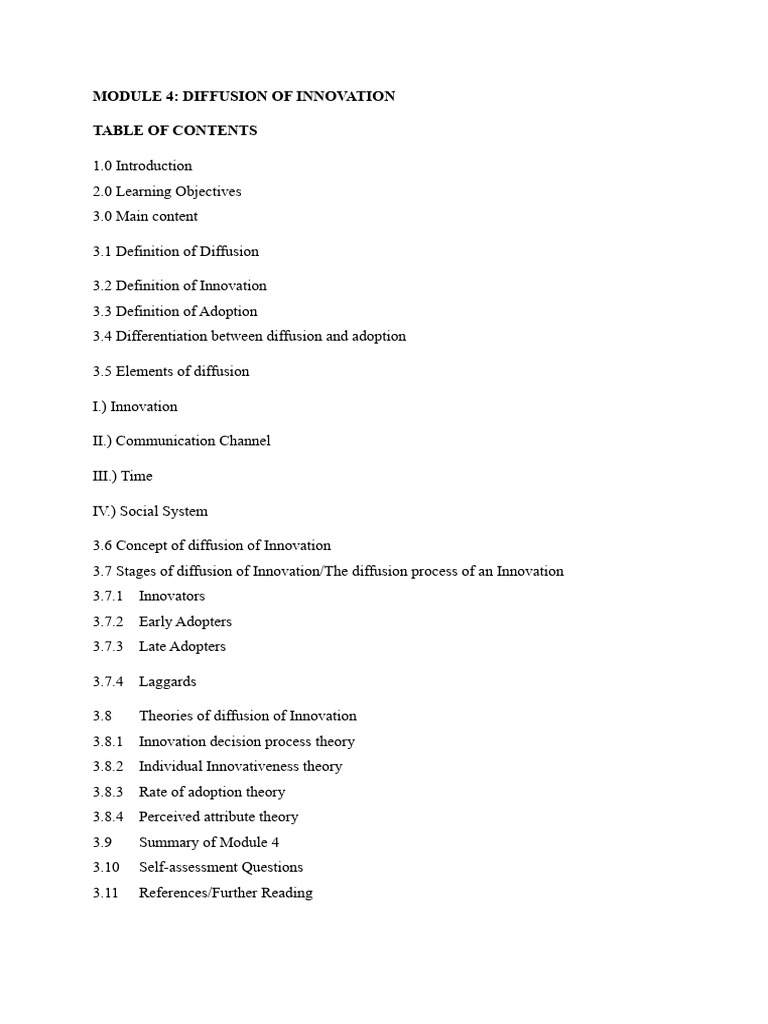 Module 4 of Axd201 Updated 2021 | PDF | Innovation | Idea