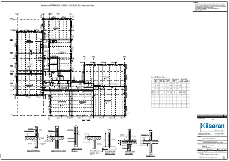CFSBC2-KLRN-ZZ-04-DR-W-1620 - Fourth Floor Starter Bars | PDF ...