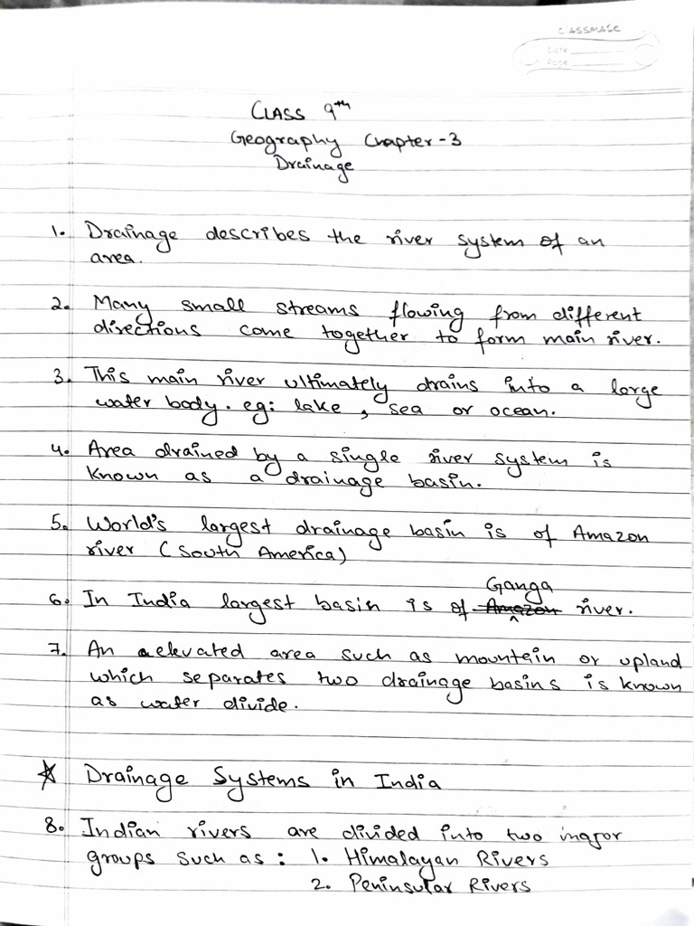 Ch-3 Geography Notes 9th | PDF