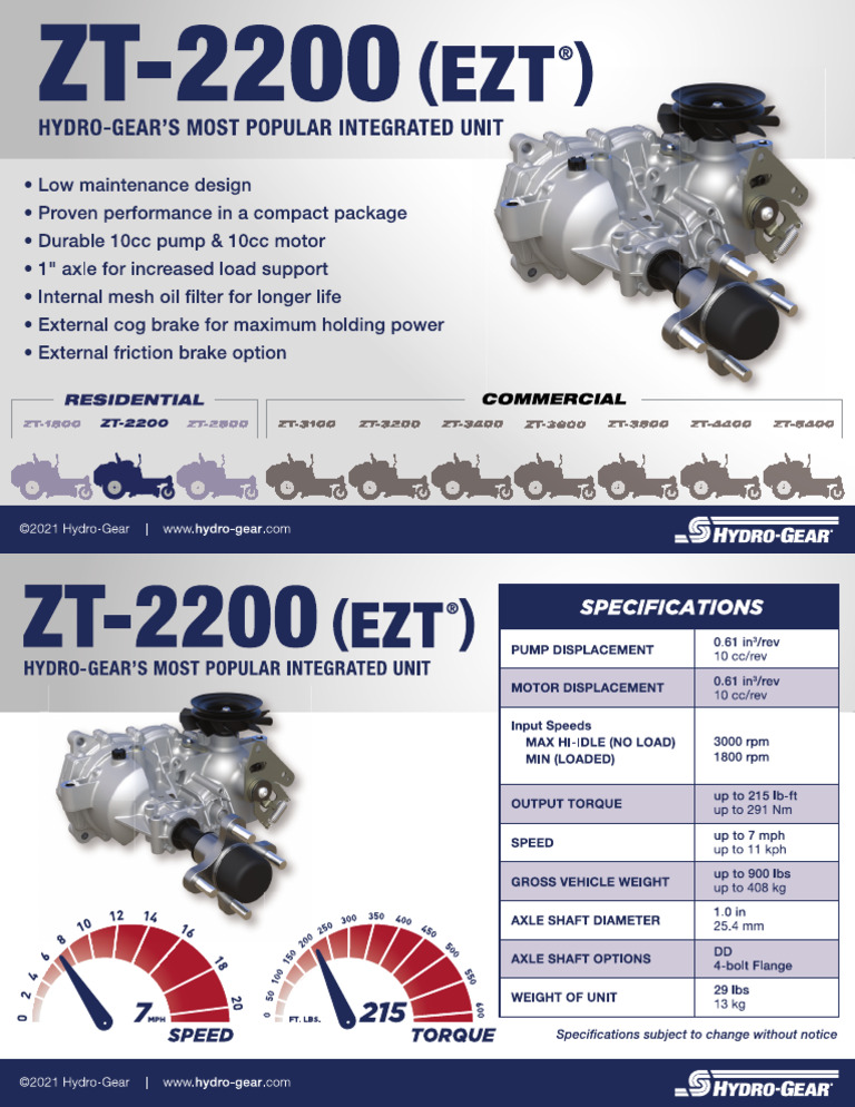 ZT-2200-EZT Product Card | PDF