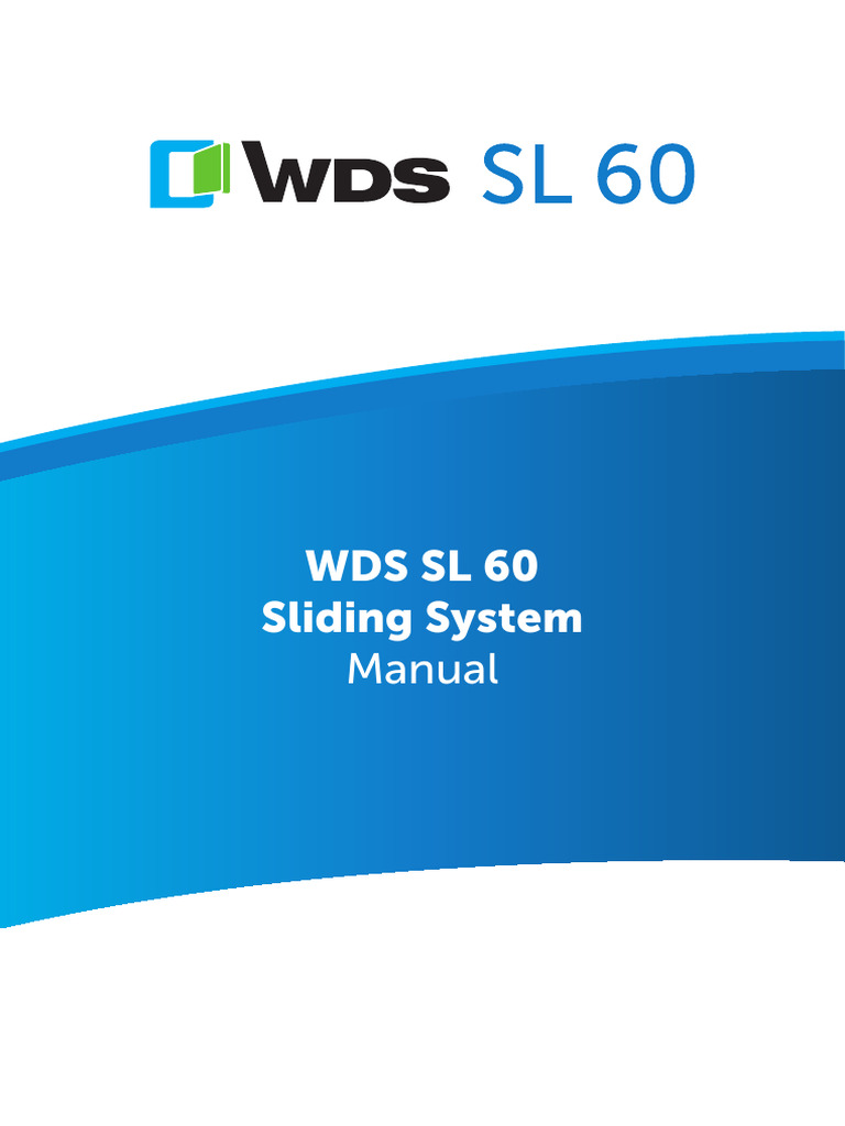 WDS SL 60 Tech.catalogue en 30.03.23 | PDF | Window | Dielectric