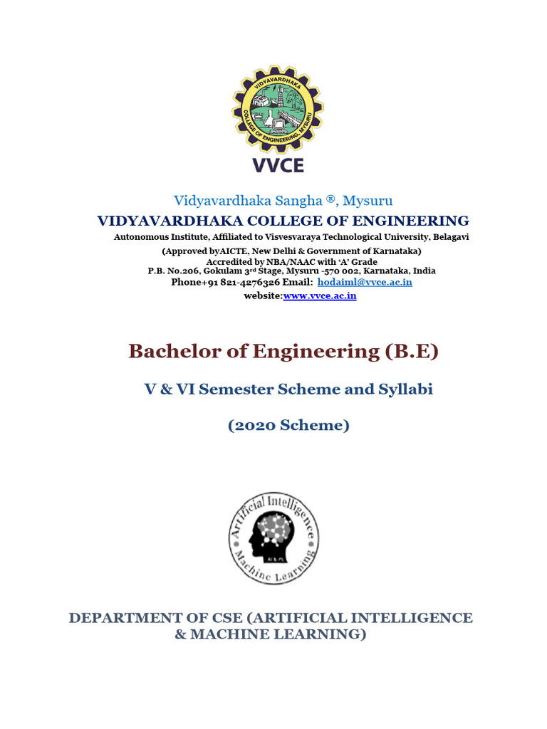 5th Sem Scheme & Syllabus 2020 | PDF | Computer Network | Internet Protocol Suite