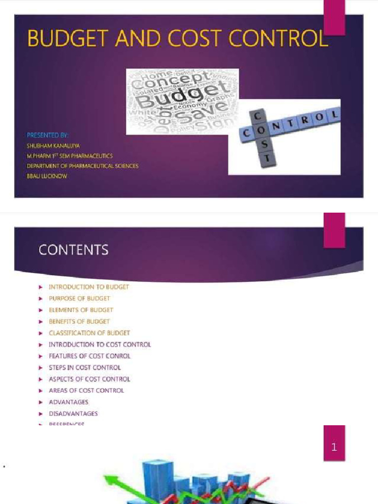 Budget and Cost Control | PDF