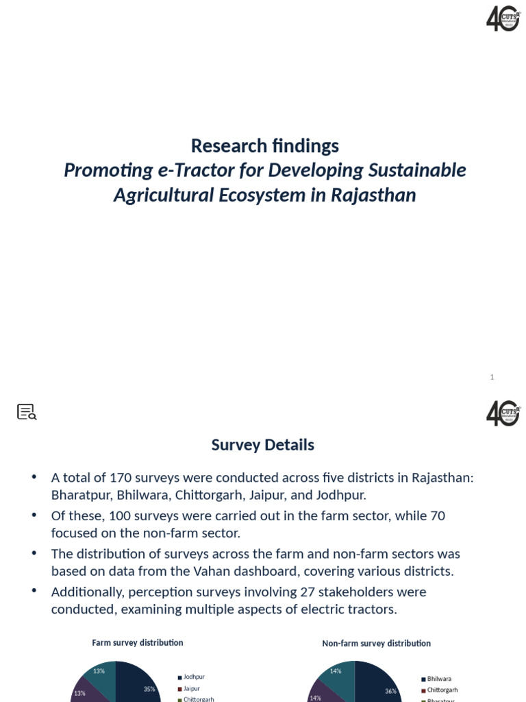 PPT - Promoting E-Tractors in Rajasthan | PDF | Subsidy | Taxes