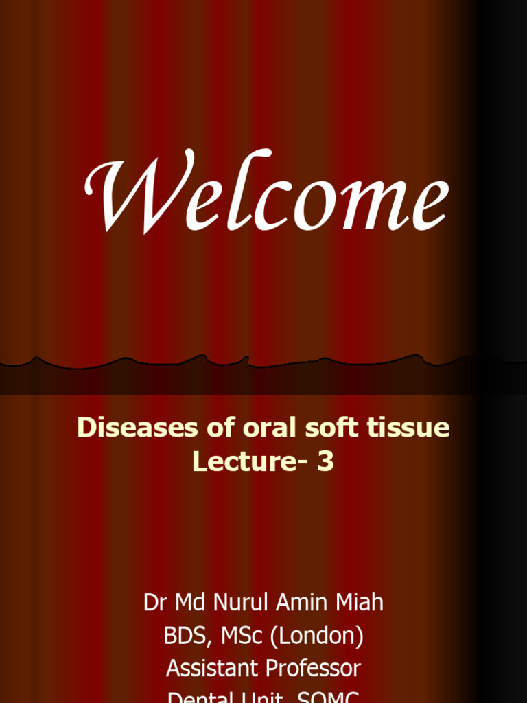 Oral Soft Tissue 3 Pdf Medical Specialties Diseases And Disorders