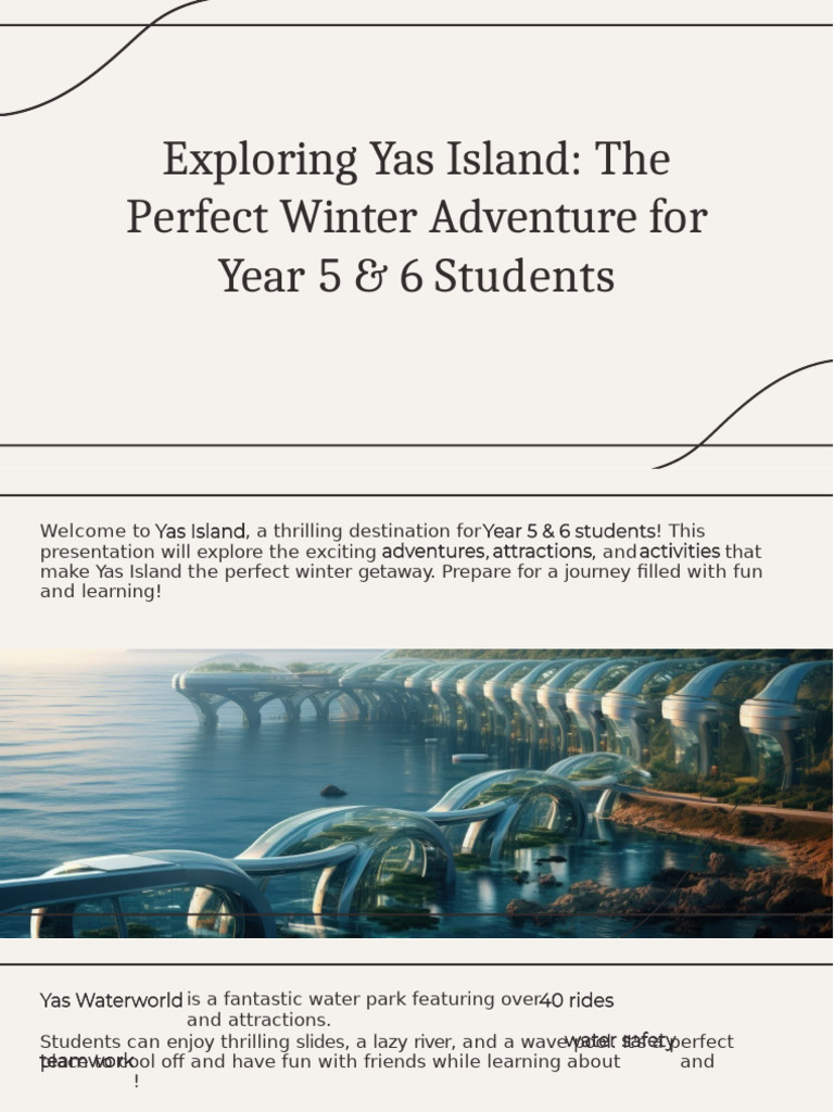 Yas Island Adventure for Year 5 & 6 | PDF