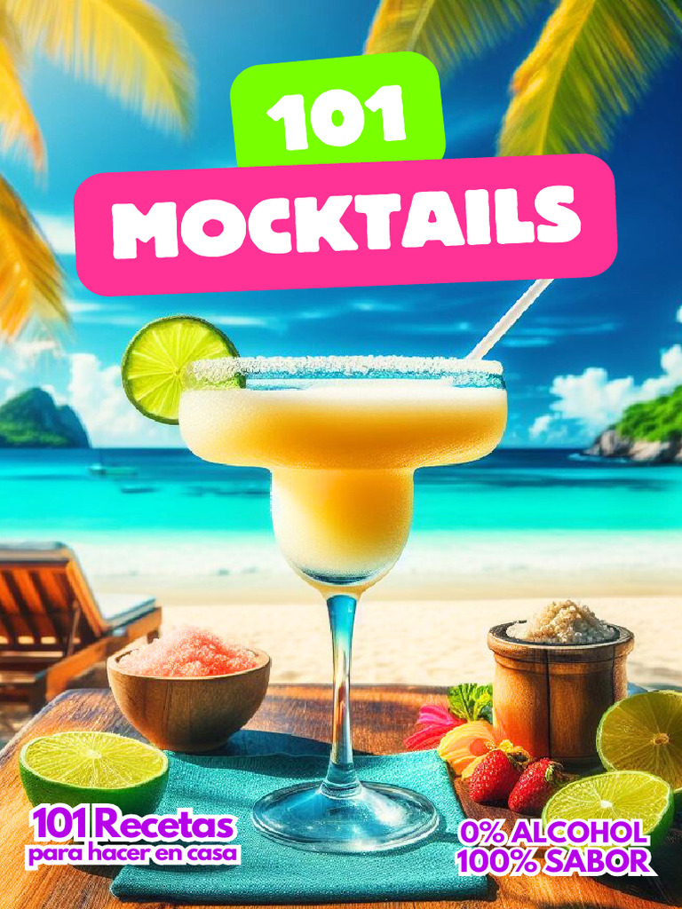101 Recetas de Mocktails Sin Alcohol | PDF | Té | Limonada