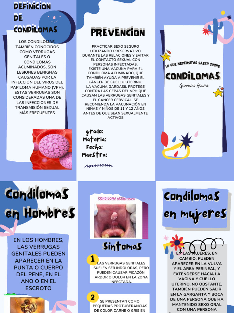 Condilomas: Definición y Prevención | PDF | Trastornos ginecológicos ...