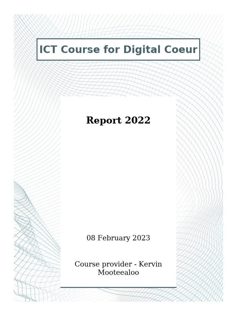 ICT Course | PDF